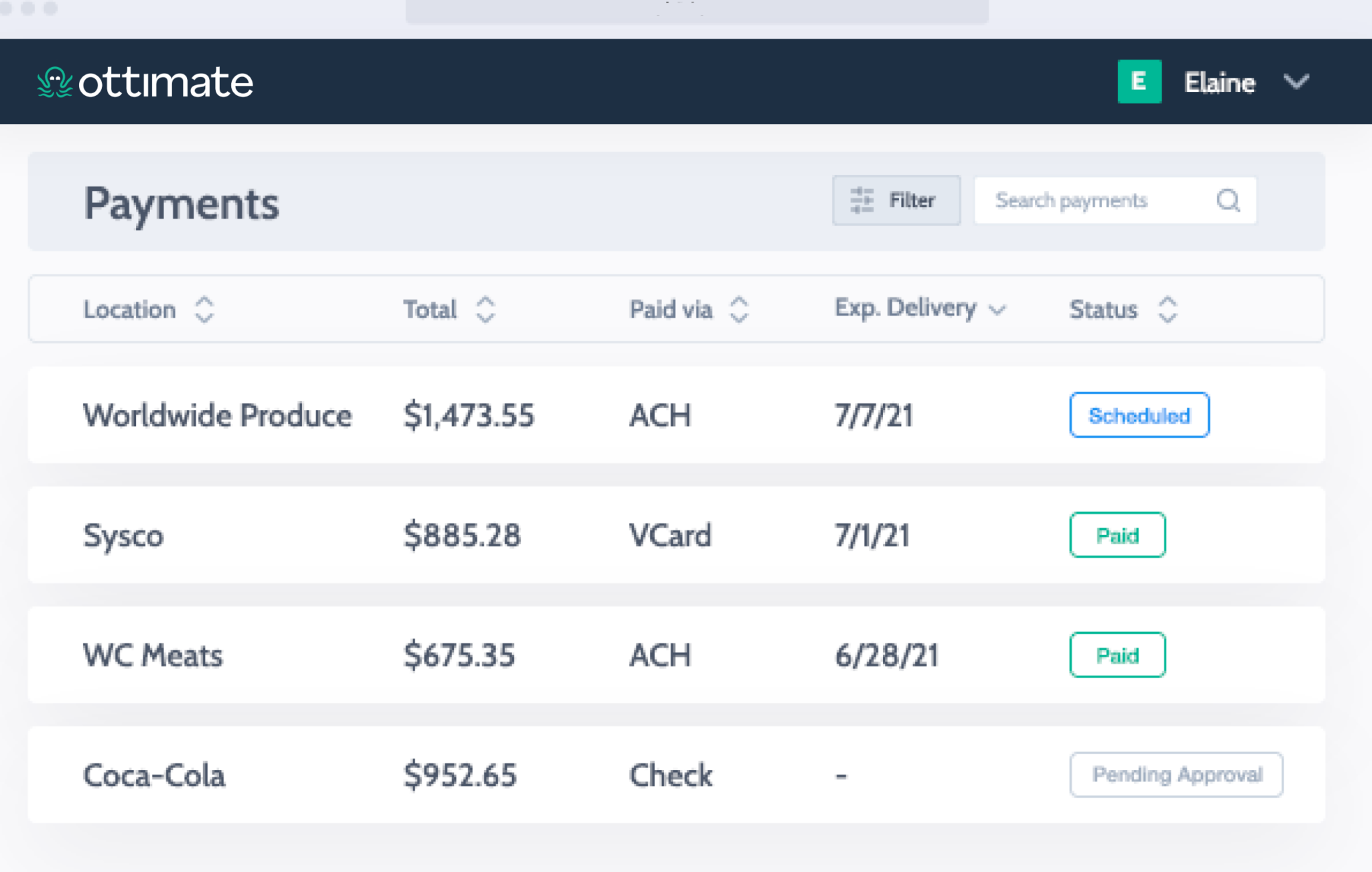 AP Automation Software for Manufacturing | Ottimate